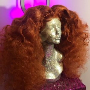 Studio 54 Frizzy Curls in Ginger - Etsy