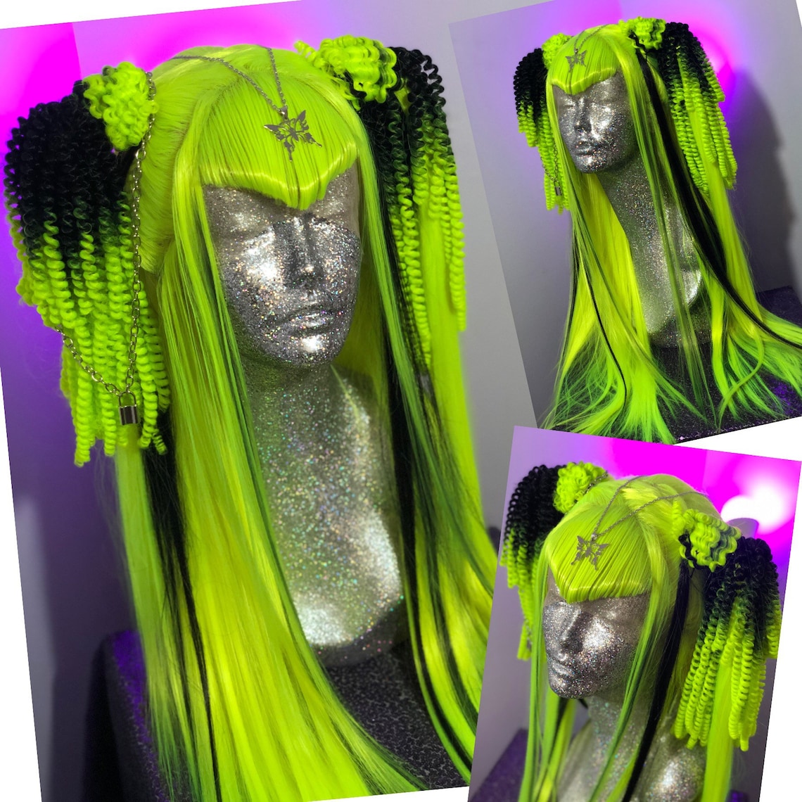 Cyber Punk Neon Witch Lacefront Unit - Etsy