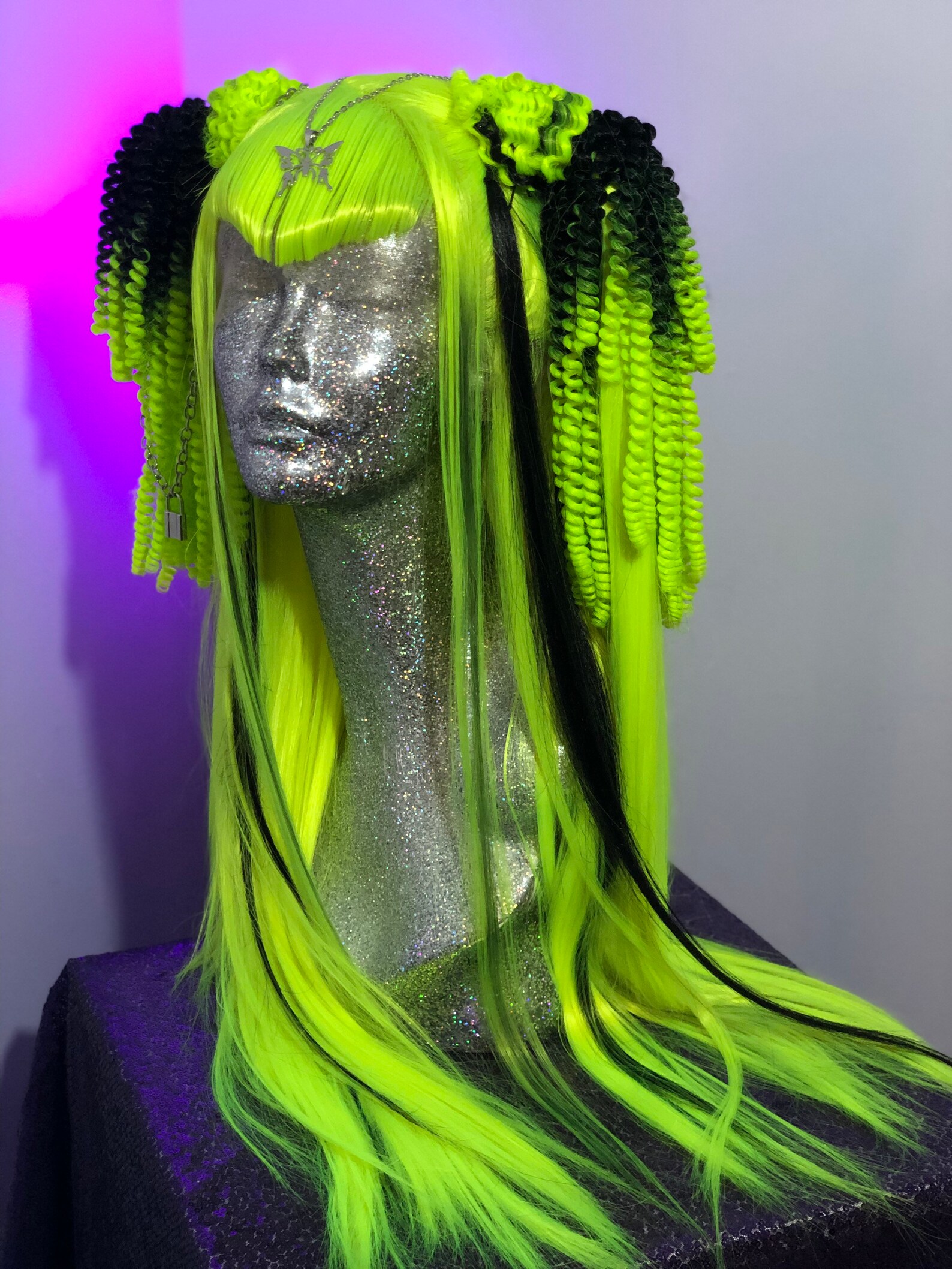 Cyber Punk Neon Witch Lacefront Unit - Etsy