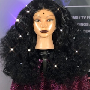 Donna Summer Studio 54 Black Curly Disco Wig ( Accessories Not Included ...
