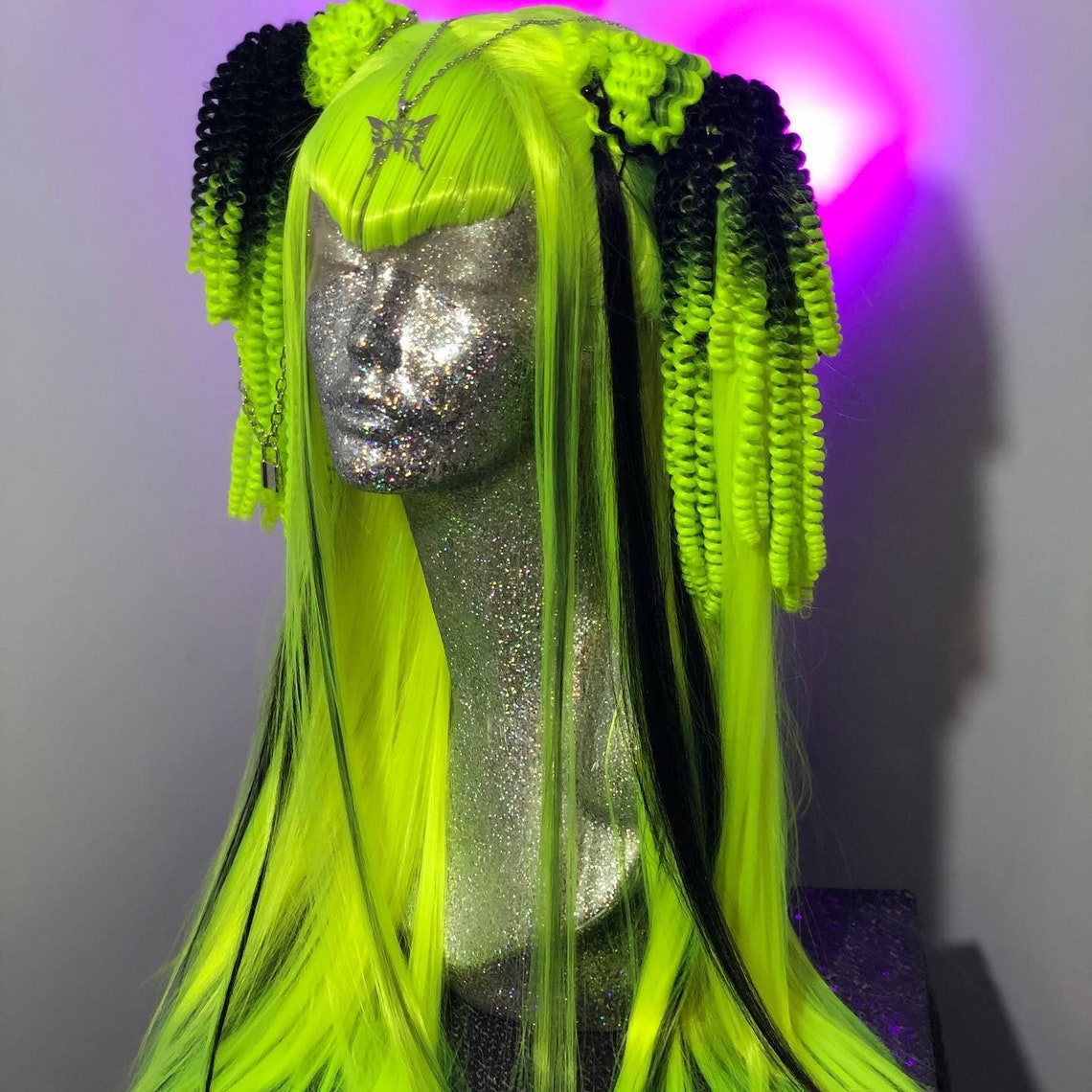 Cyber Punk Neon Witch Lacefront Unit - Etsy
