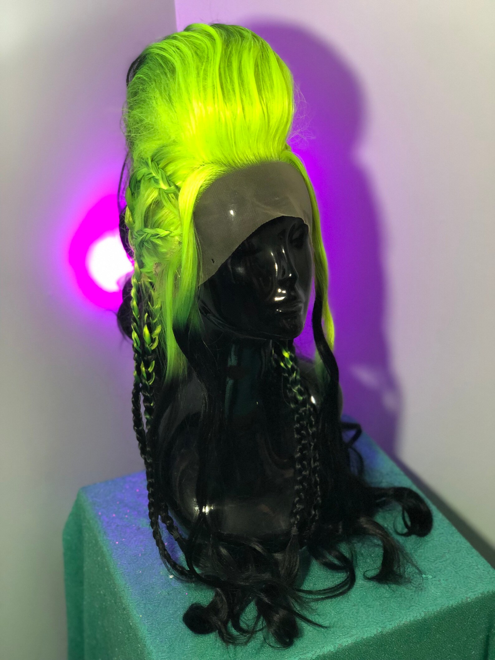 Neon Green Cyberpunk Mohawk - Etsy