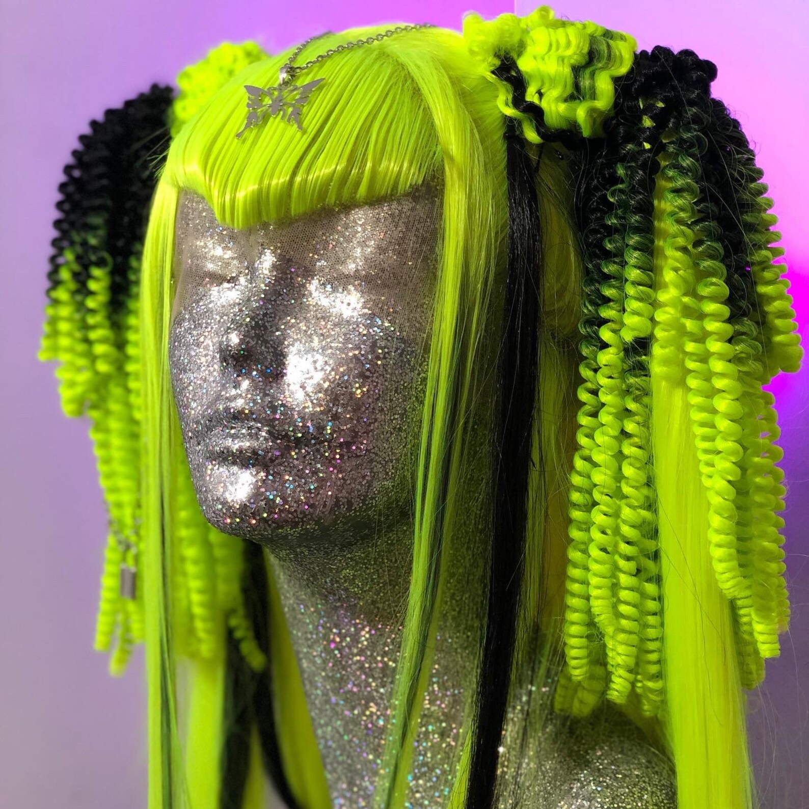 Cyber Punk Neon Witch Lacefront Unit - Etsy