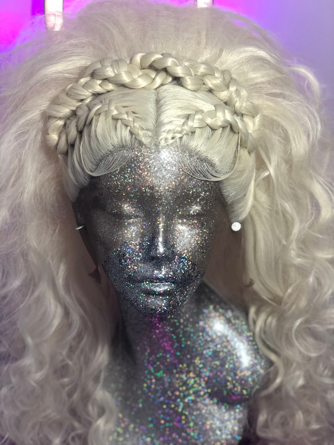 Erika Jayne Curly/braided Unit - Etsy
