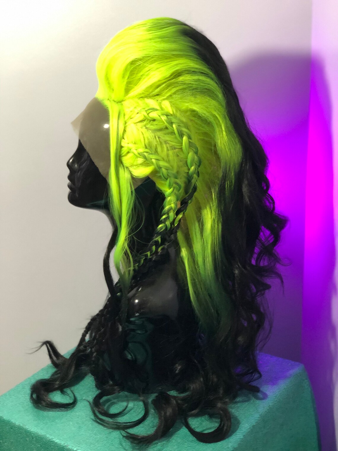 Neon Green Cyberpunk Mohawk - Etsy