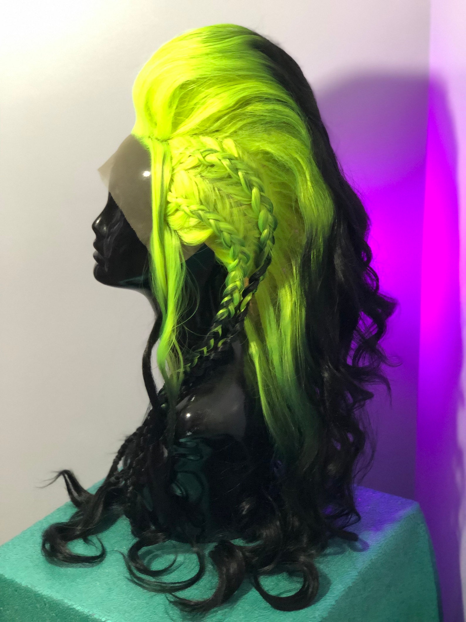 Neon Green Cyberpunk Mohawk - Etsy