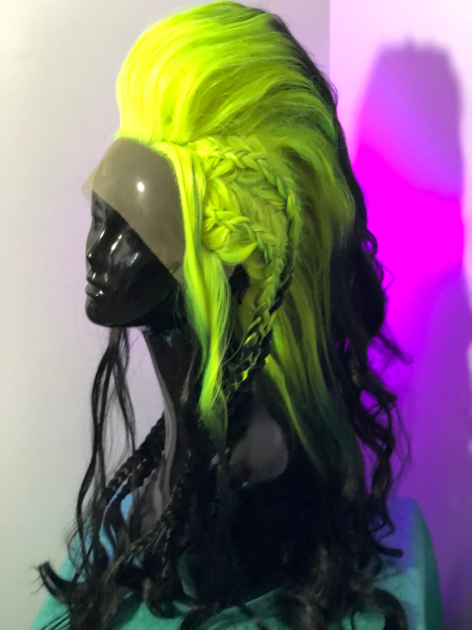 Neon Green Cyberpunk Mohawk - Etsy