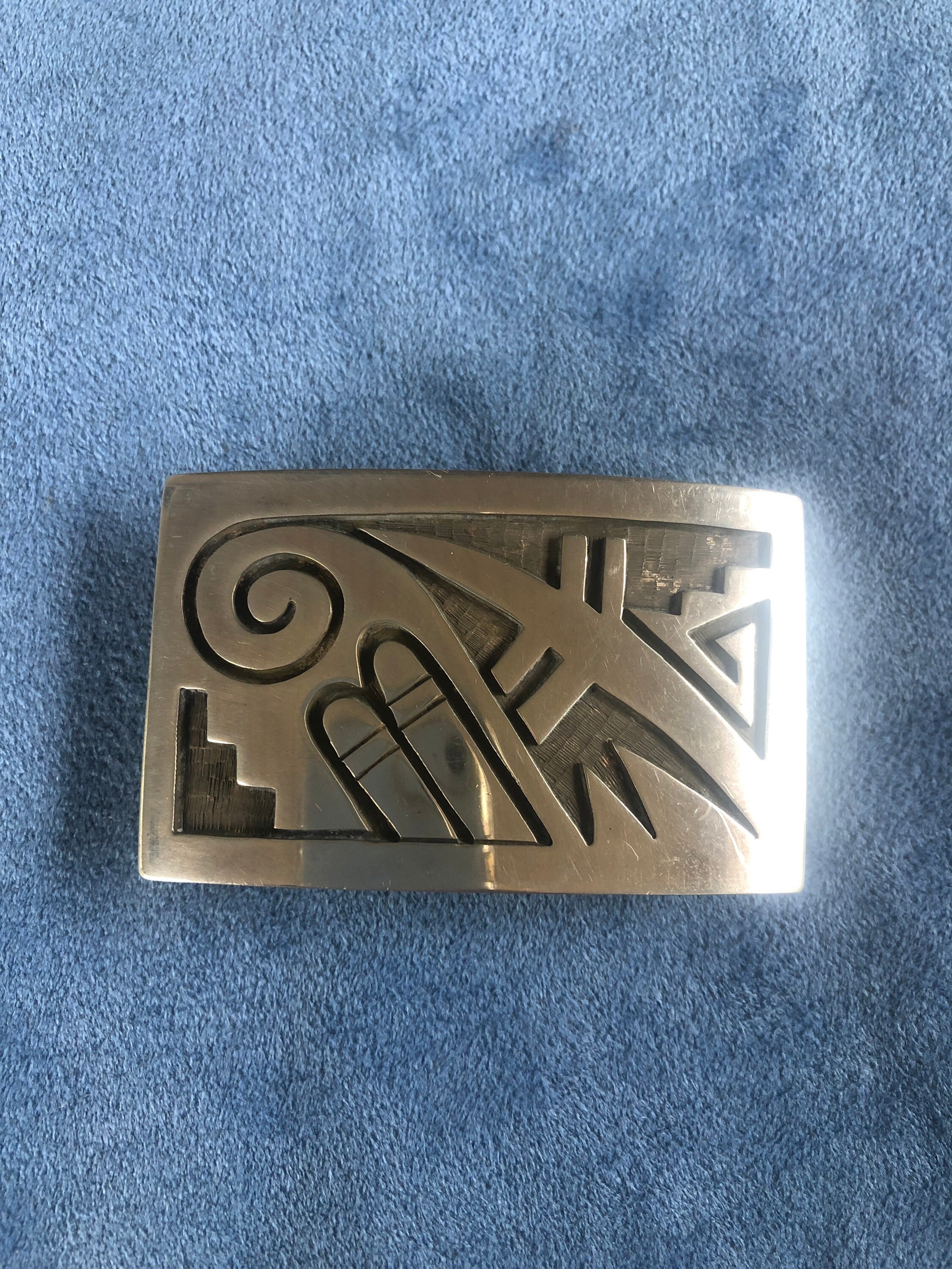 Vintage Hopi Silver Craft Guild Sterling Belt Buckle 70’s - Etsy