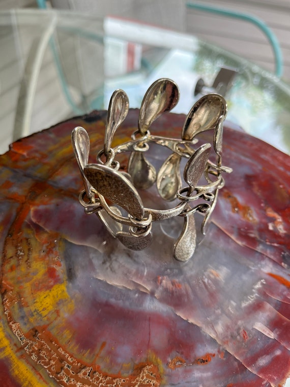 Jacob Hull Danish Modernist Rare Silver Vertebra Brac… - Gem