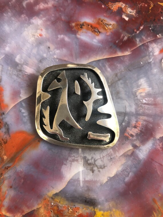 Vintage J. Sotelo Abstract Modernist Sterling Brooch … - Gem