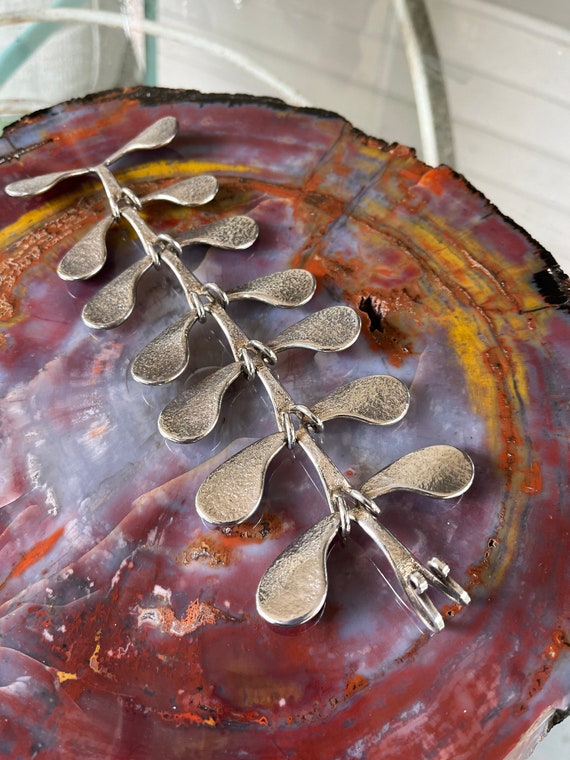 Jacob Hull Danish Modernist Rare Silver Vertebra Brac… - Gem