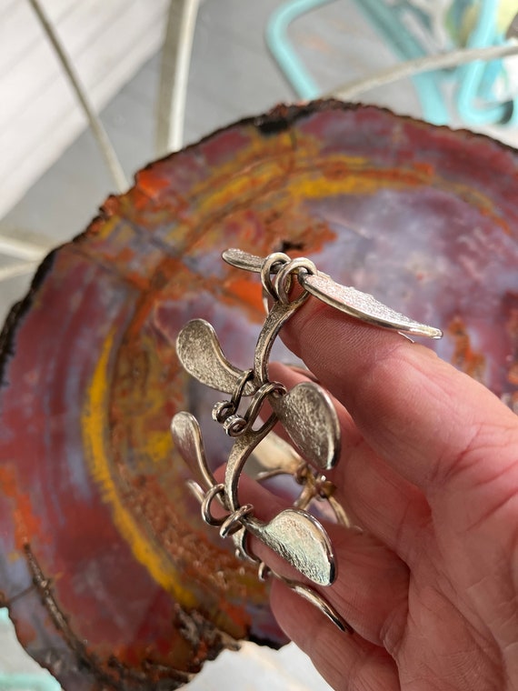 Jacob Hull Danish Modernist Rare Silver Vertebra Brac… - Gem