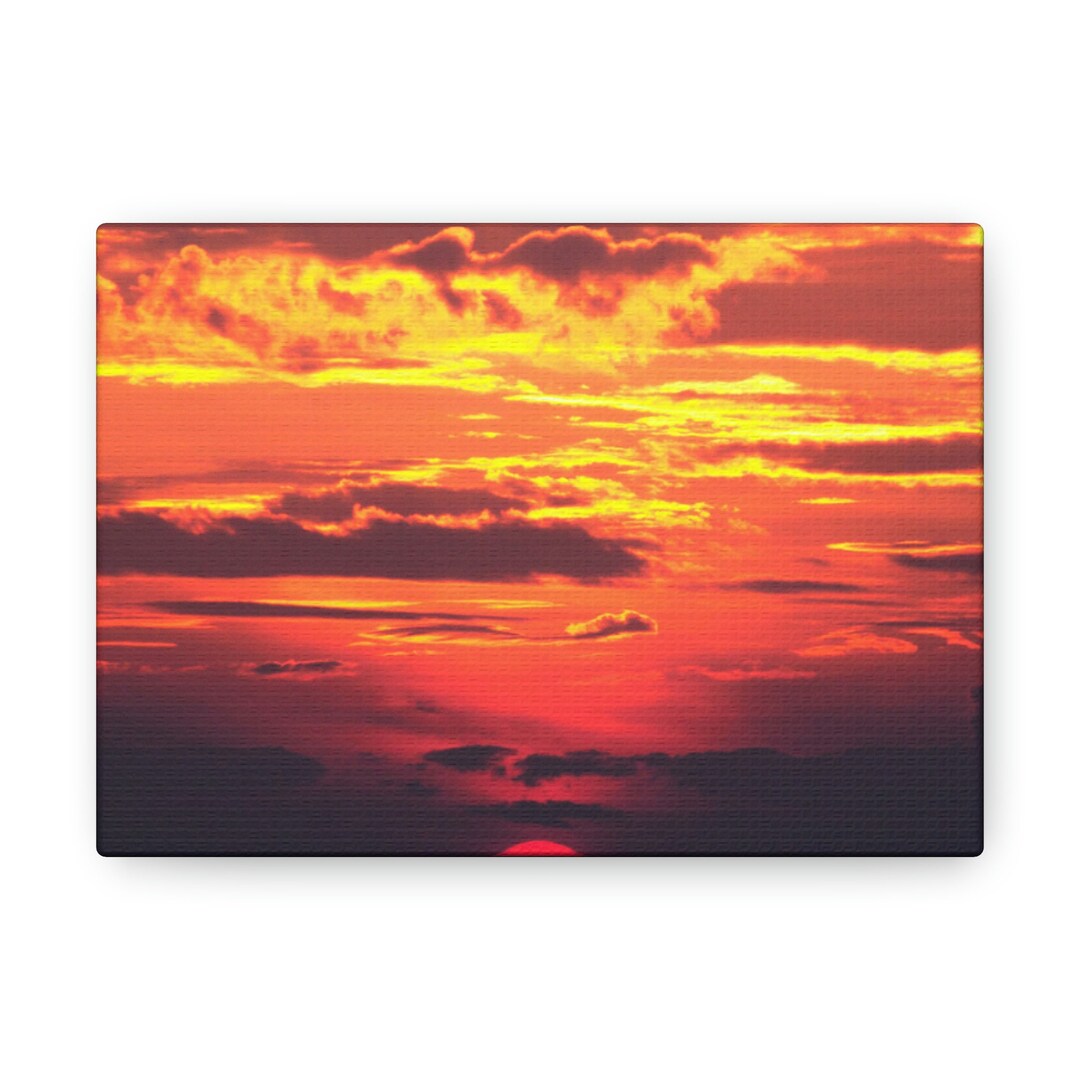 Sunset Canvas 7x5 - Etsy