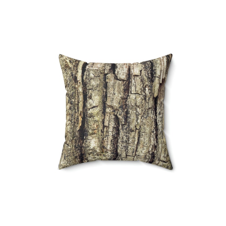 Tree Bark Pillow - Front & Back Design 14x14 - Etsy