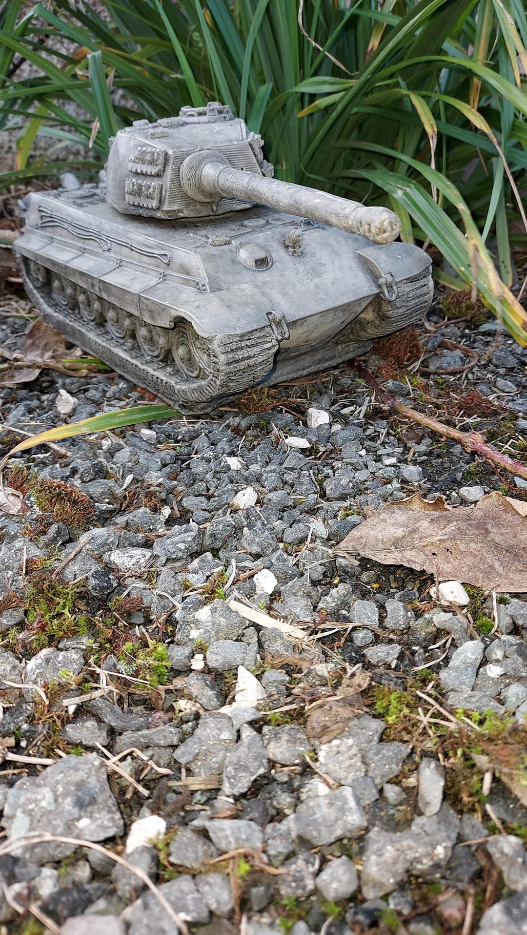 Garden Cast Stone Ww11 King Tiger Tank - Etsy