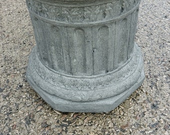 Stone Garden Square Solid Heavy Plinth Column Pedestal Statue Ornament ...
