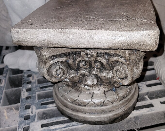 Small Cast Stone Plinth for Garden - Etsy