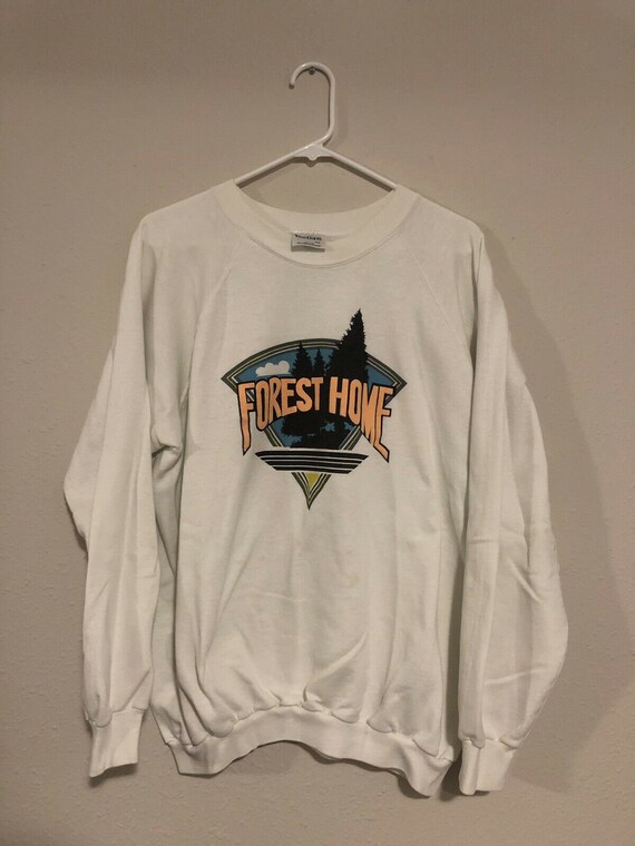 vintage 1980s 80s forest - Gem
