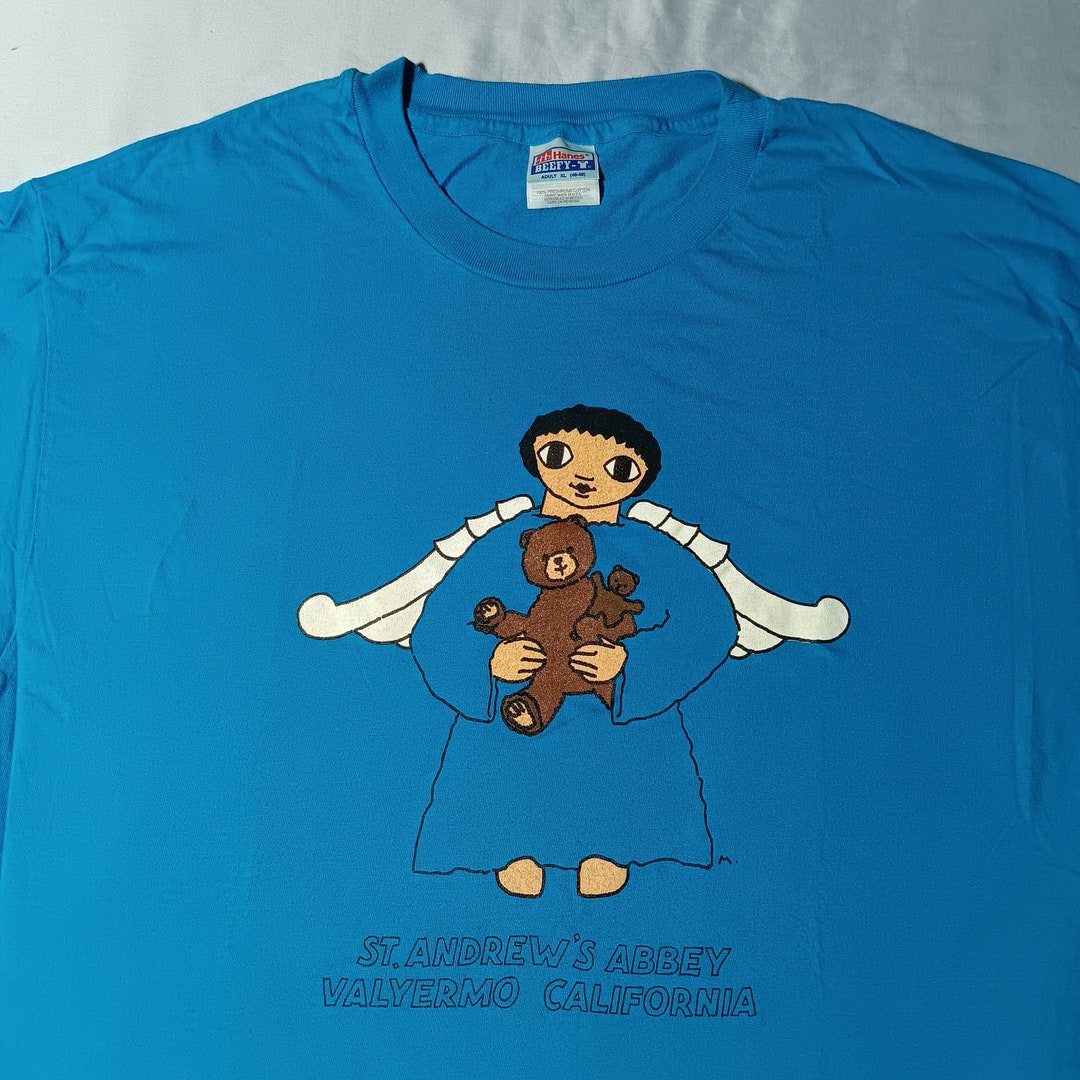 Vintage 1990s 90s St Andrews Abbey Valyermo California Monastery Art T ...