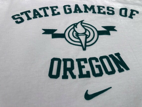 Early 2000s Vintage Nike Oregon State Games Flock Pri… - Gem
