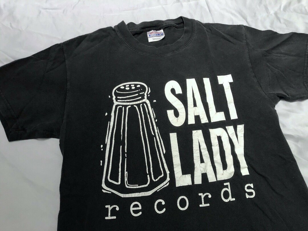 Vintage 1990s 2000s Salt Lady Records Music Album Rock T-shirt, Black ...