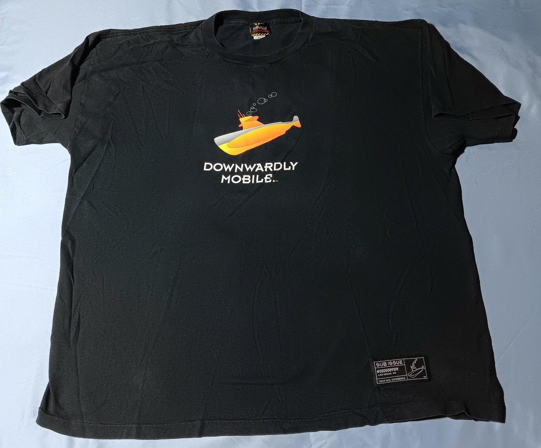 Vintage 1990s 90s Downwardly Mobile Dive Deep Sea Las Vegas - Etsy