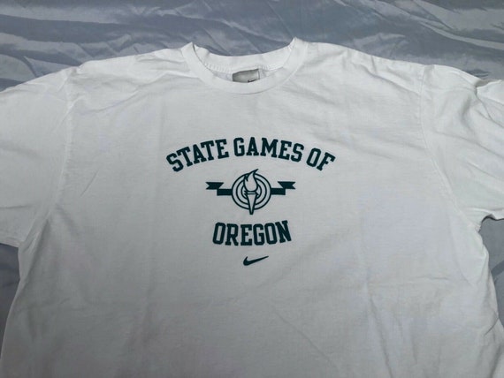 Early 2000s Vintage Nike Oregon State Games Flock Pri… - Gem