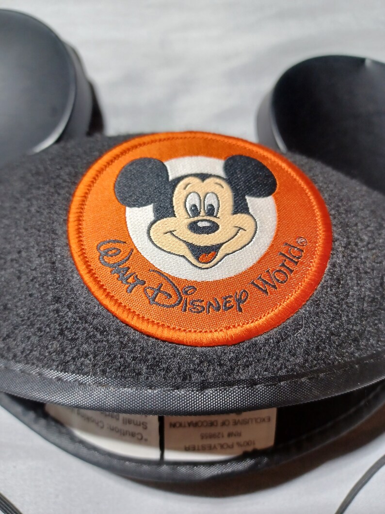 Vintage 1970s 70s 80s Walt Disney World Mickey Ears, Youth Size Black ...