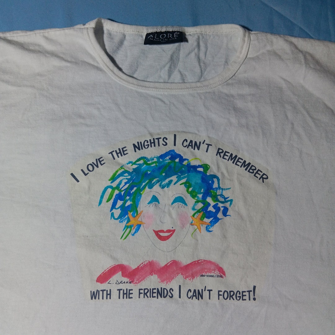 Vintage 2000s Y2K Friends Friendship Art Pocket T-shirt Dress, Alore ...