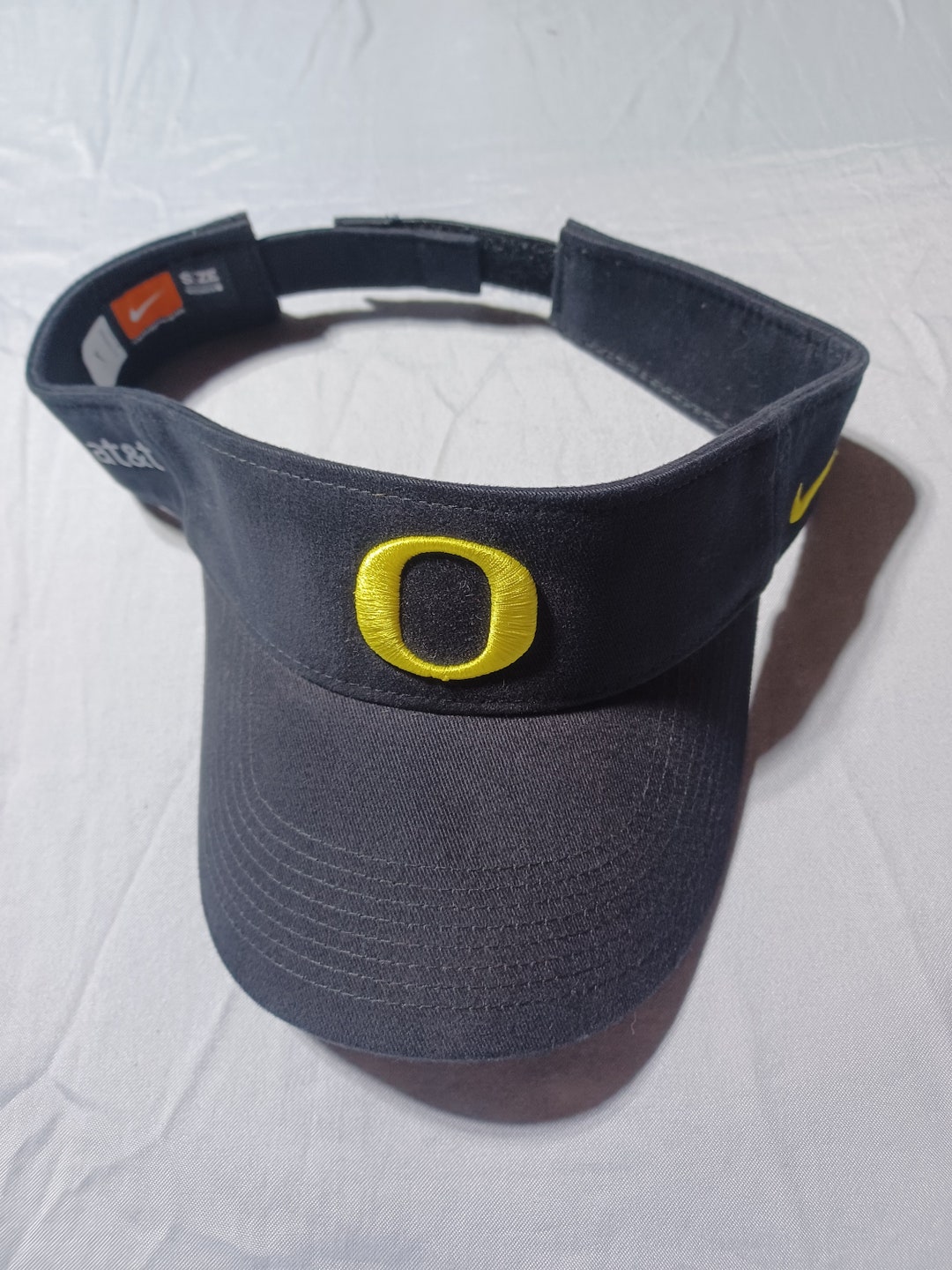 2000s Nike College Oregon Ducks Visor Hat Adjustable Strap Black, NEW ...