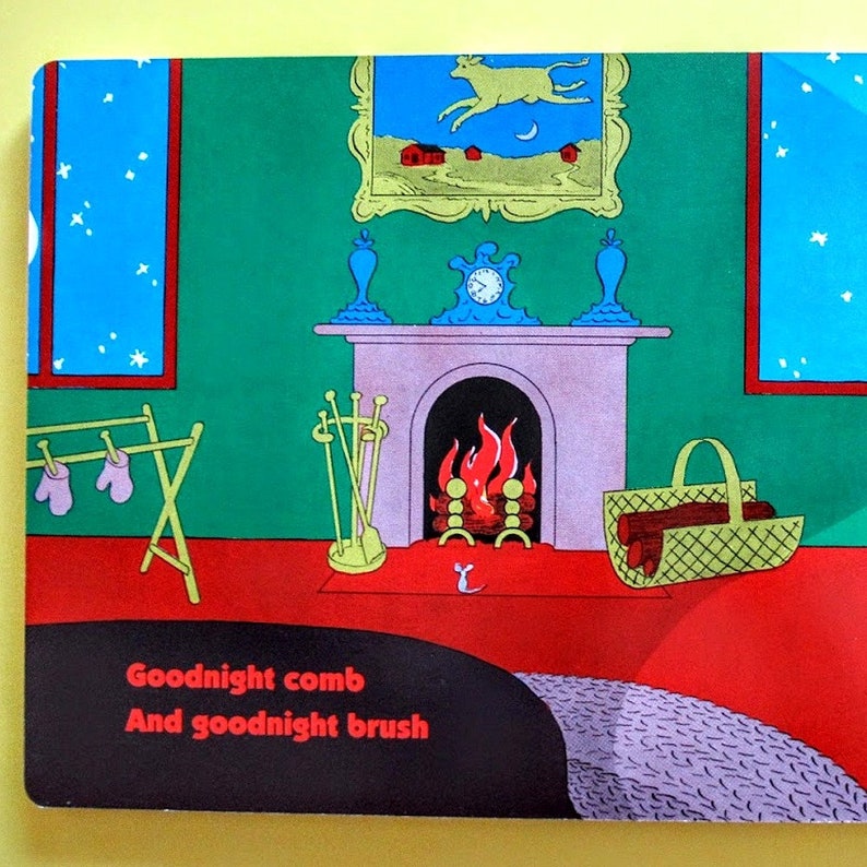Goodnight Moon Vintage Childrens Book Margaret Wise Brown Illustrated ...