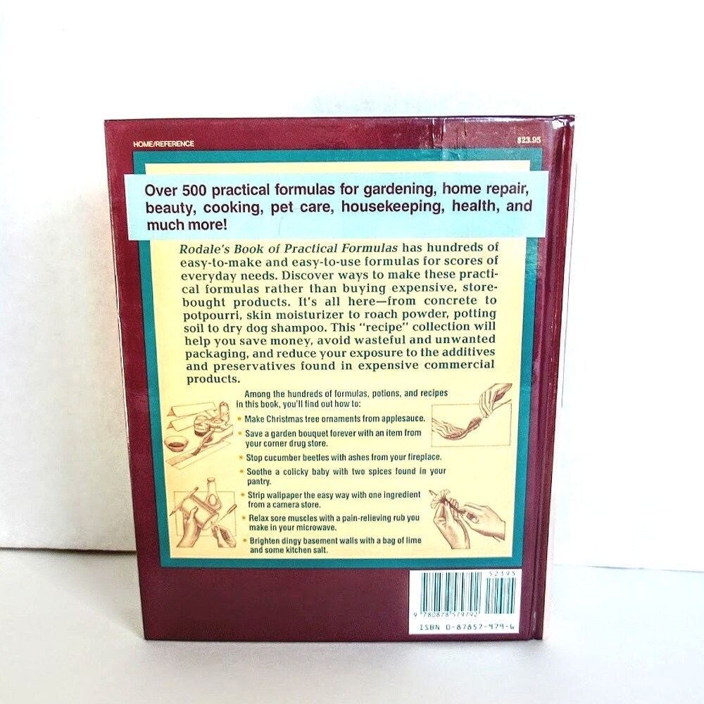 Practical Formulas Rodale Press DIY Help for Home Tasks Health Gardens ...