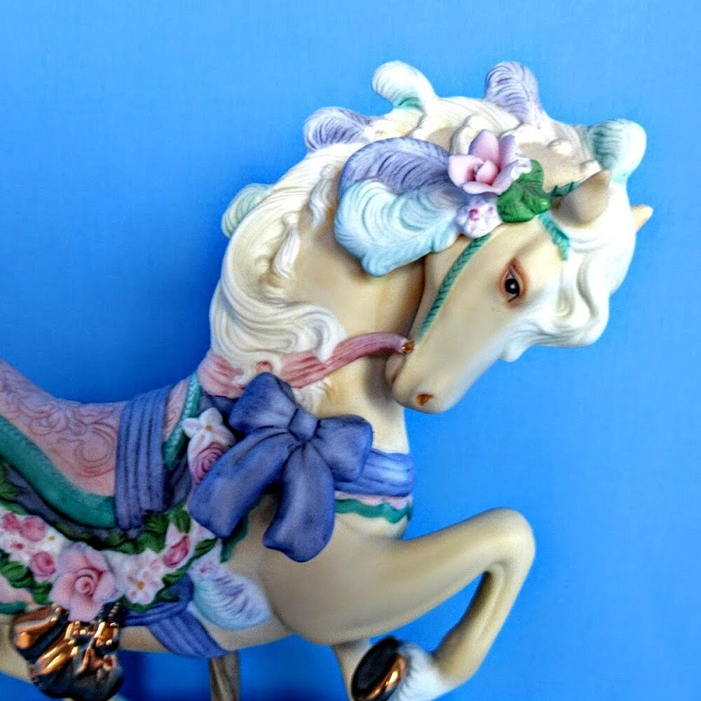LENOX Collections Carousel Circus Horse Hand Painted Bisque Porcelain ...
