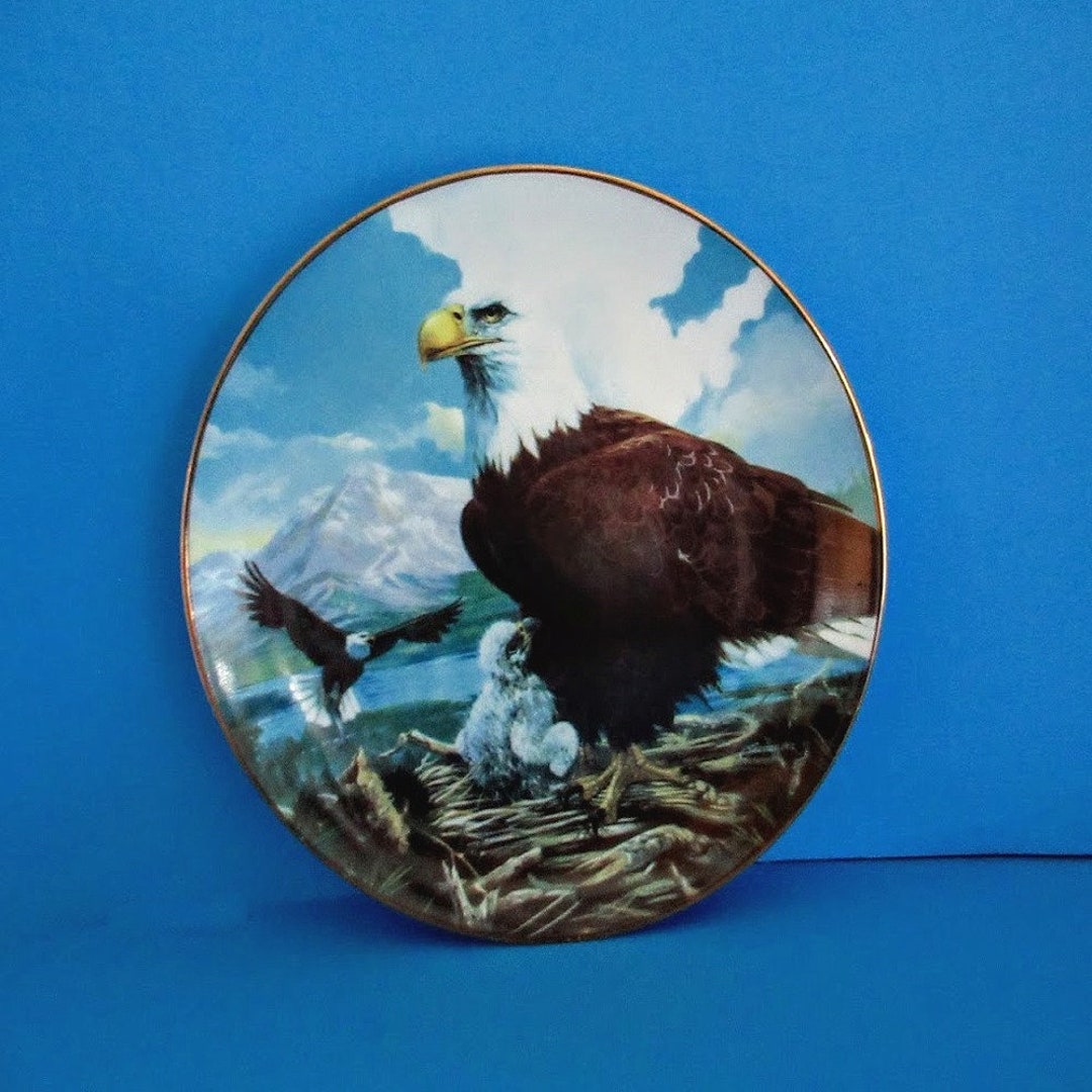 My Pride, My Love - Decorative Bald Eagle Plate - Mario F Fernandez ...