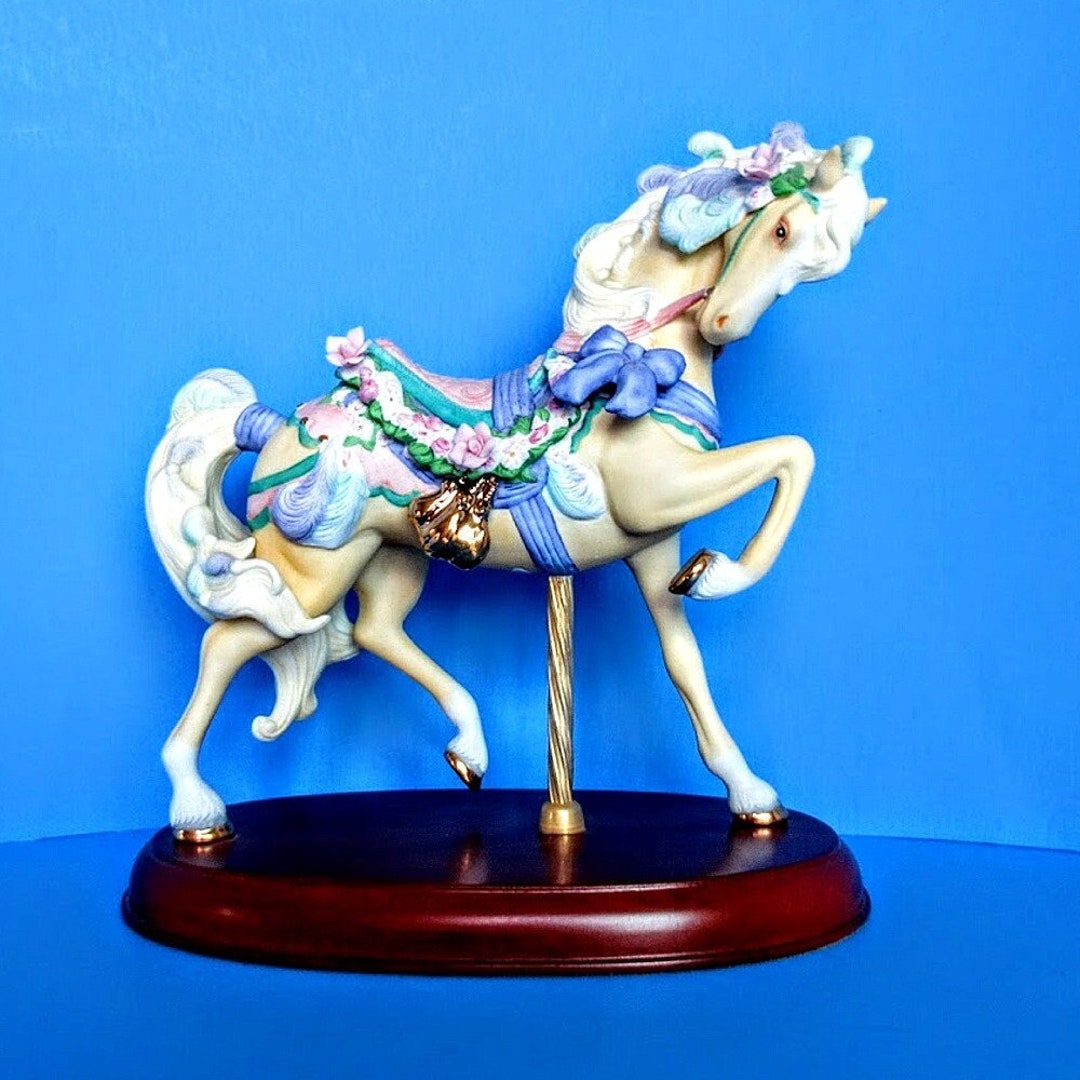 LENOX Collections - Carousel Circus Horse - Hand Painted Bisque ...