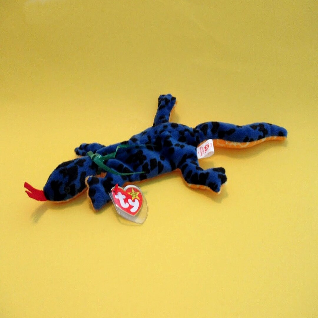 TY Beanie Baby Collection - Lizzy the Lizard - Vintage 1995 - Tag ...