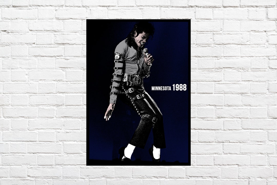 Michael Jackson Plaque Grafika Poster, Wall Art, Music Poster, Music ...