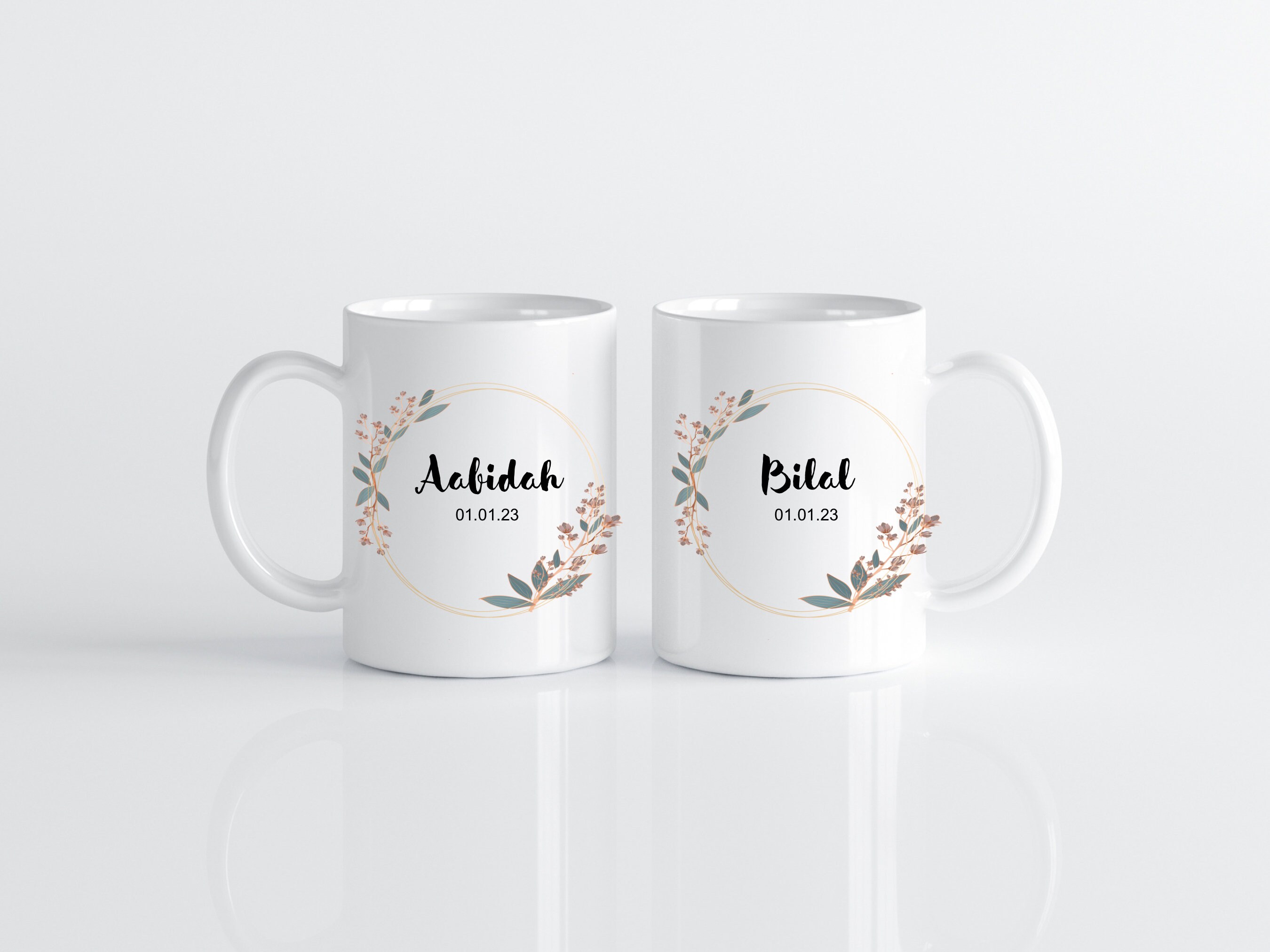 Islamic Wedding Mug Set, Islamic Wedding Gift, Islamic Wedding Frame ...