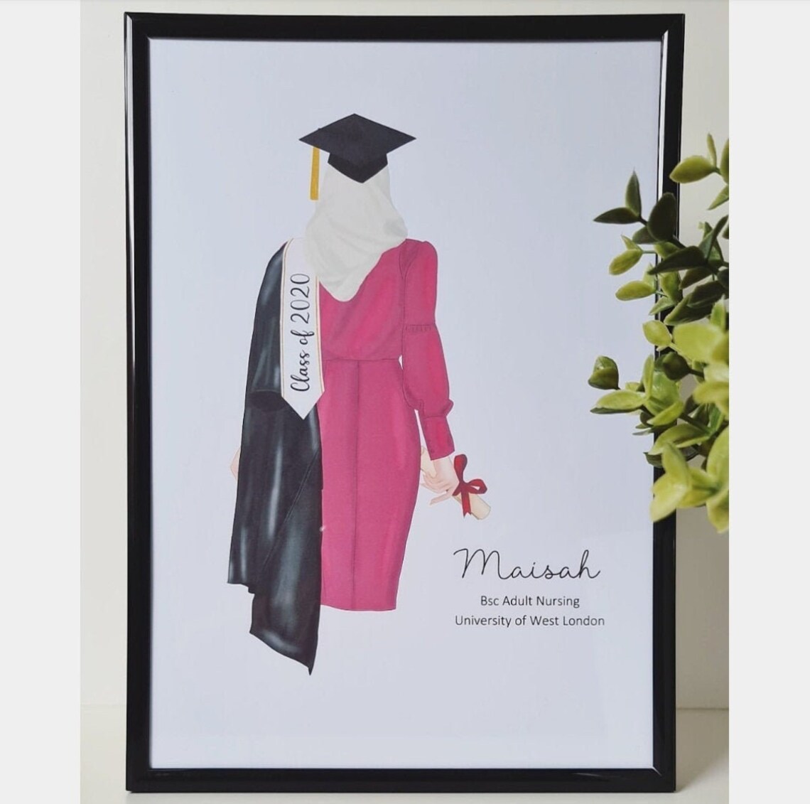 Islamic Graduation Frame, Islamic Graduation Print, Graduation Frame ...