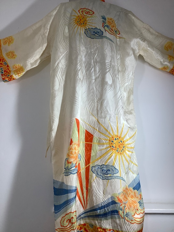 Vintage 1920s art deco robe Japanese rare design long… - Gem