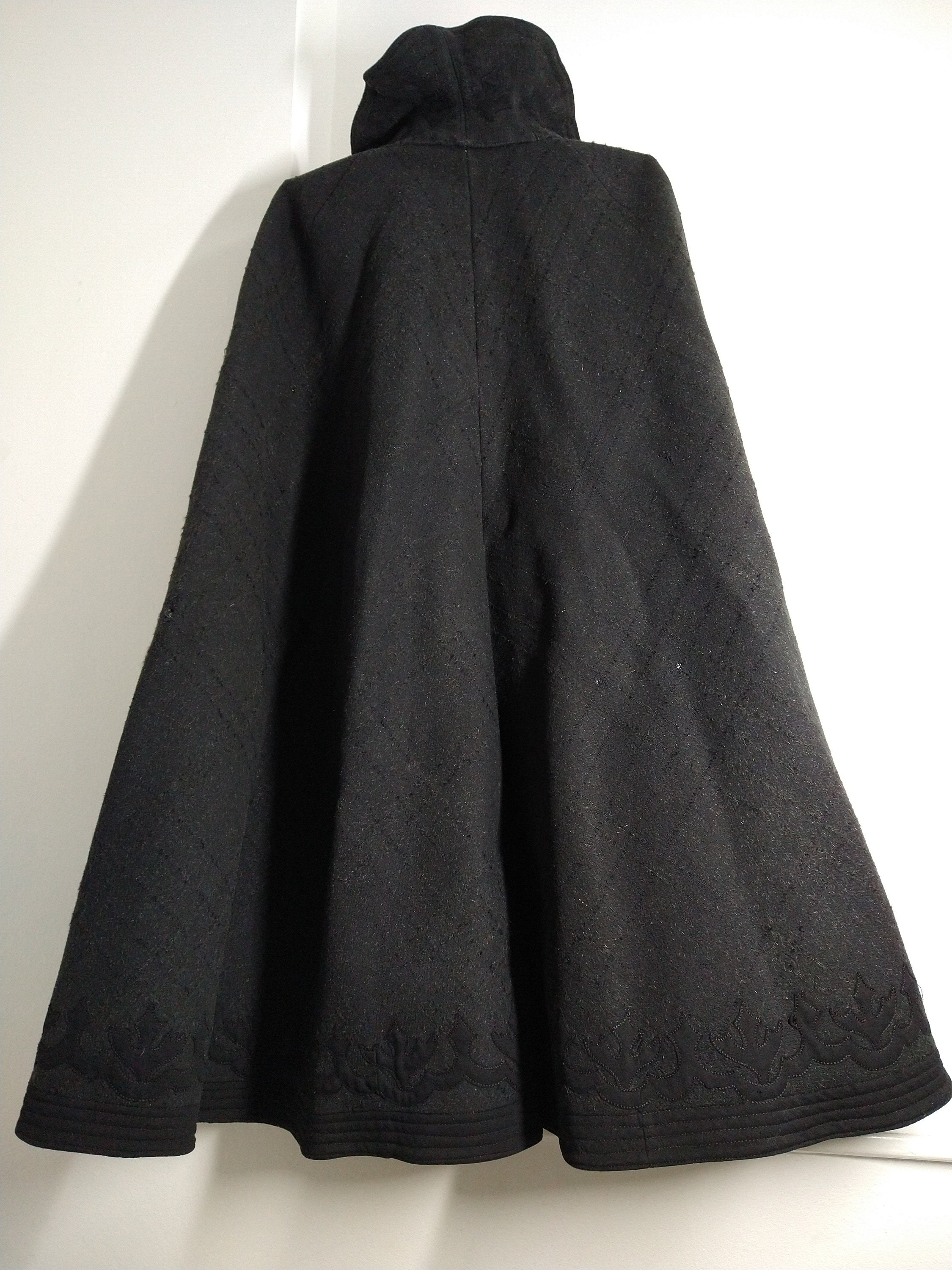 Antique Cape 'la Printemps' French Paris Brand 1800s Costume Antique Cape 'la Printemps' French Paris Brand 1800s Costume
