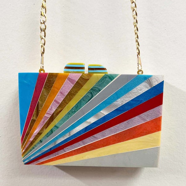 Acrylic Box Bag - Etsy