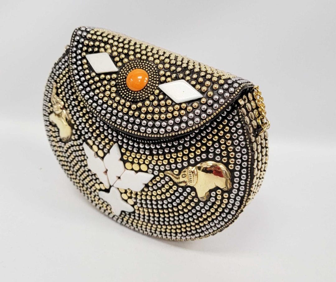 Metal Box Clutch - Etsy