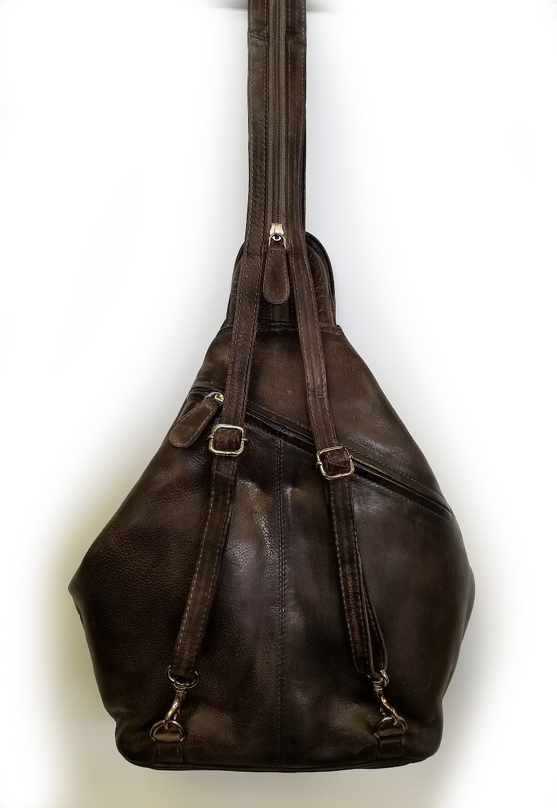 Leather Cross Body Sling Bag | Etsy