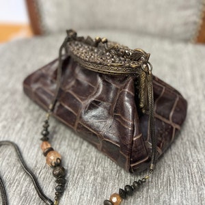 Victorian Leather Bag - Etsy