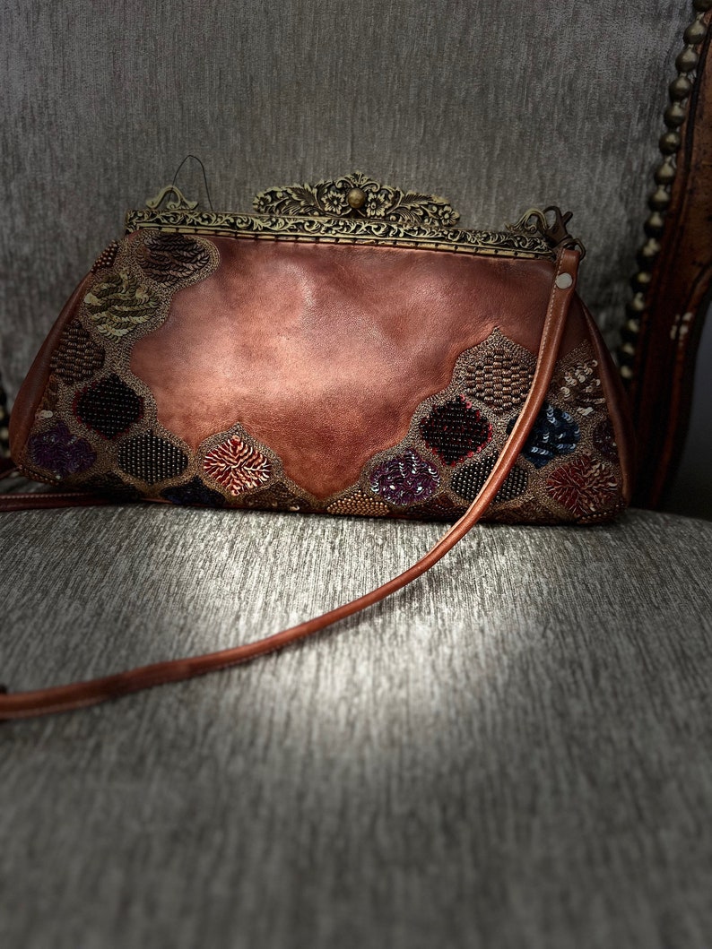 Victorian Leather Bag - Etsy