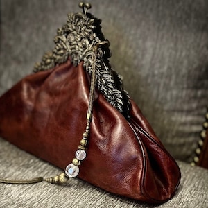 Victorian Leather Bag - Etsy