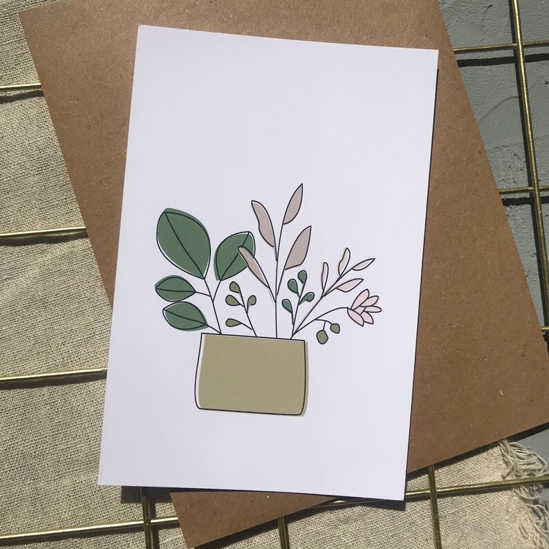 Pack of House Plant Postcards | A6 | Botanical Prints - Etsy UK
