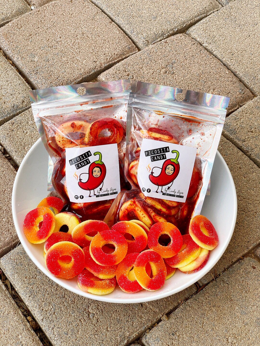 Spicy Peach Rings - Etsy