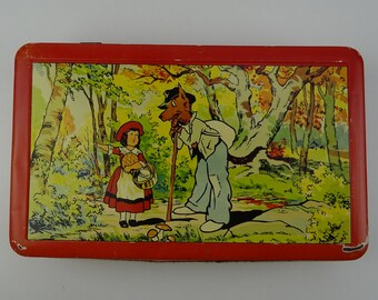Red Riding Hood Tin - Etsy